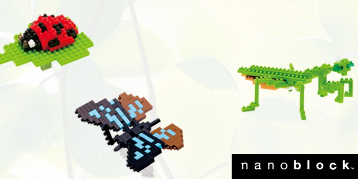 Pixelisez les insectes avec nanoblock